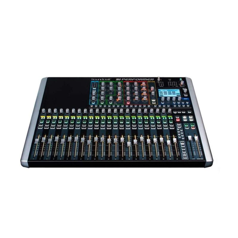 Consola Digital 24 Canales con Faders Motorizados Soundcraft Si ...